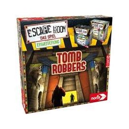 Noris Escape Room - Das Spiel Tomb Robbers, Partyspiel Spieleranzahl: 2 - 5 Spieler Spieldauer: 1 Stunde Altersangabe: ab 16 Jahren Serie: Escape Room - Das Spiel
