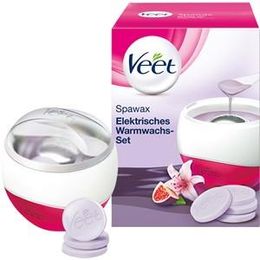 Veet Haarentfernung Warm- & Kaltwachs Spawax Elektrisches Warmwachs-Set