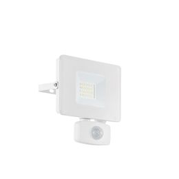 Eglo Leuchten Eglo FAEDO Aussenwandleuchte LED Weiß, 1-flammig, Bewegungsmelder