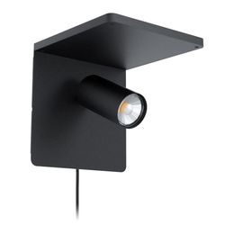 Eglo Leuchten EGLO CIGLIE Wandleuchte LED Schwarz, 1-flammig