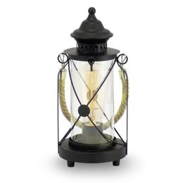Eglo Leuchten Eglo VINTAGE Tischleuchte Schwarz, 1-flammig