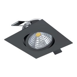 Eglo Leuchten Eglo SALICETO Einbauleuchte LED Schwarz, 1-flammig