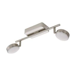 Eglo Leuchten Eglo CONNECT CORROPOLI-C Spot LED Nickel-Matt, 2-flammig, Farbwechsler