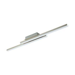 Eglo Leuchten Eglo CONNECT FRAIOLI-C Deckenleuchte LED Nickel-Matt, 2-flammig, Farbwechsler