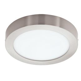 Eglo Leuchten Eglo FUEVA-C Deckenleuchte LED Nickel-Matt, 1-flammig, Farbwechsler