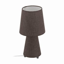 Eglo Leuchten Eglo CARPARA Tischleuchte Braun, 2-flammig