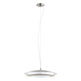 Eglo Leuchten EGLO connect MONEVA-C Hängeleuchte LED Nickel-Matt, 1-flammig, Farbwechsler
