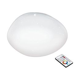 Eglo Leuchten EGLO SILERAS-A Deckenleuchte LED Weiß, 1-flammig, Fernbedienung