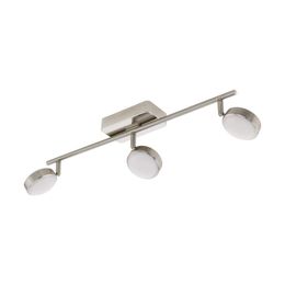 Eglo Leuchten Eglo CONNECT CORROPOLI-C Deckenspot LED Nickel-Matt, 3-flammig, Farbwechsler