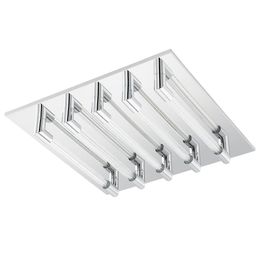Eglo Leuchten Eglo VELARDE Deckenleuchte LED Chrom, 5-flammig