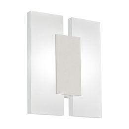 Eglo Leuchten Eglo METRASS Wandleuchte LED Nickel-Matt, 2-flammig