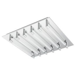 Eglo Leuchten Eglo VELARDE Deckenleuchte LED Chrom, 6-flammig