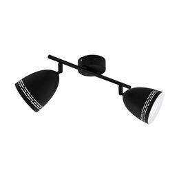 Eglo Leuchten EGLO SABATELLA Deckenspot Schwarz, Weiß, 2-flammig