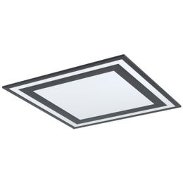 Eglo Leuchten Eglo SAVATARILA Deckenleuchte LED Schwarz, 1-flammig