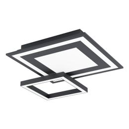 Eglo Leuchten Eglo SAVATARILA Deckenleuchte LED Schwarz, 1-flammig, Farbwechsler