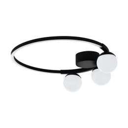 Eglo Leuchten Eglo PHIANEROS Deckenleuchte LED Schwarz, 1-flammig