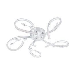Eglo Leuchten Eglo VALLEMARE Deckenleuchte LED Chrom, 5-flammig