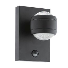 Eglo Leuchten Eglo SESIMBA 1 Wandleuchte LED Schwarz, 2-flammig, Bewegungsmelder