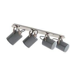 Eglo Leuchten EGLO VILLABATE Deckenspot Nickel-Matt, 4-flammig