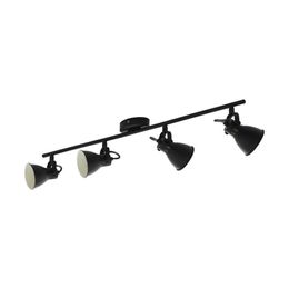 Eglo Leuchten EGLO SERAS Deckenspot LED Schwarz, 4-flammig