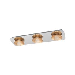 Eglo Leuchten Eglo TORANO Deckenleuchte LED Chrom, Gold, 3-flammig