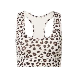 Hey Honey Sport-BH 'Leo' Damen Gr&ouml;&szlig;e L braun / cappuccino / schwarz