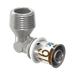 Uponor s-press plus elbow male thread 32 mm x 1