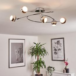hofstein Straumnes Deckenleuchte LED Chrom, 5-flammig