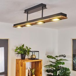 hofstein Giresta Deckenleuchte LED Schwarz, 4-flammig