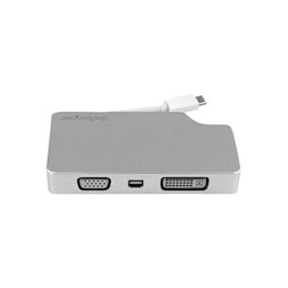 StarTech.com Travel A/V Adapter USB-C to VGA DVI HDMI Mini DisplayPort