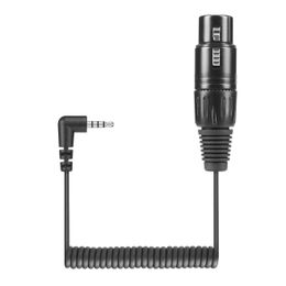 Sennheiser KA 600 Wendel-Mikrofonkabel, L&auml;nge: 20 cm (ausgezogen 40 cm), XLR-3F ->