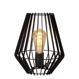 Lucide REDA Tischlampe Schwarz, 1-flammig