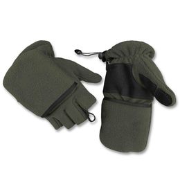 MFH Klapphandschuhe Fleece oliv, Gr&ouml;&szlig;e M/8