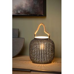 Lucide SAFIYA Tischlampe Grau, 1-flammig