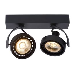 Lucide DORIAN Deckenspot LED Schwarz, 2-flammig