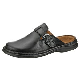 Josef Seibel Pantolette 'Madrid' Herren Gr&ouml;&szlig;e 46 schwarz