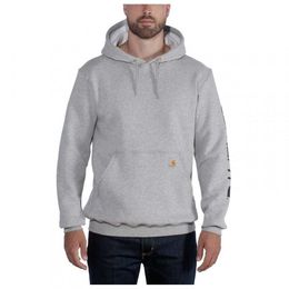 Carhartt - Sleeve Logo Hooded Sweatshirt - Hoodie Gr L grau