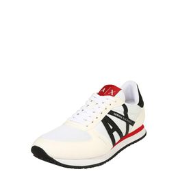 Armani Exchange Sneaker Herren Größe 40 rot / schwarz / weiß / offwhite