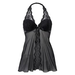 Lascana Negligee female Black size 85