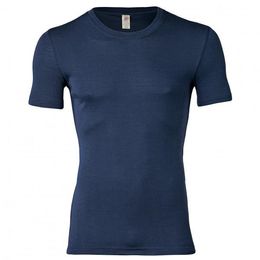 Engel - Shirt S/S - Merinounterwäsche Gr 50/52 blau