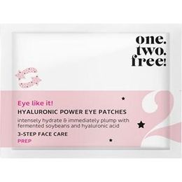 one.two.free! Pflege Augenpflege Hyaluronic Power Eye Patches