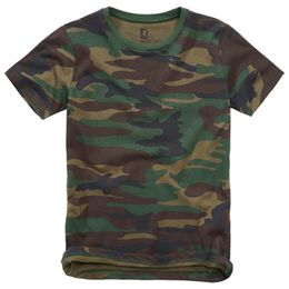 Brandit Kids T-Shirt Cotton woodland, Größe L/146-152