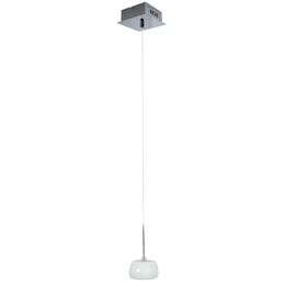 Pendelleuchte HW169, Deckenleuchte Hängeleuchte Deckenlampe, Glasschirm