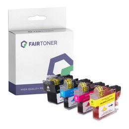FairToner 4er Multipack Set Kompatibel für Brother MFC-J 5330 DW (LC-3217) Druckerpatronen