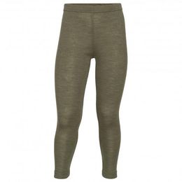 Engel - Kinder Leggings - Merinounterwäsche Gr 116 oliv