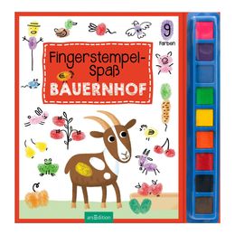 arsEdition Malbuch Fingerstempel-Spaß - Bauernhof