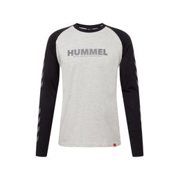 Hummel Sportshirt Herren Gr&ouml;&szlig;e L hellgrau / dunkelgrau / schwarz