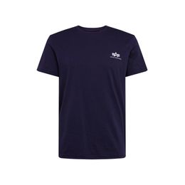 Alpha Industries T-Shirt Herren Gr&ouml;&szlig;e M dunkelblau / wei&szlig;