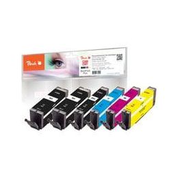 Peach Tinte Spar Pack Plus 320448 kompatibel zu Canon PGI-580, CLI-581, 2078C005 Typ: Tintenpatrone Druckfarbe: Schwarz, Gelb, Cyan, Magenta Geeignet für: Canon