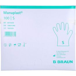 B.Braun Manuplast Einmal Handschuhe Pe Gr.S 100 St